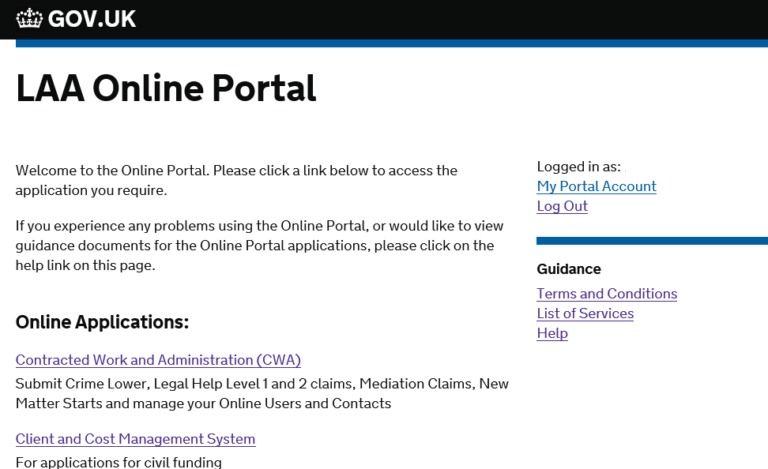 CCMS Provider: Register a user and grant access to CCMS – Legal Aid ...