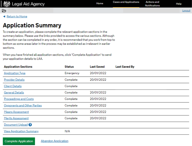CCMS, procedure, and regulation guidance – Legal Aid Learning