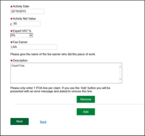 Claiming disbursements on account – Legal Aid Learning