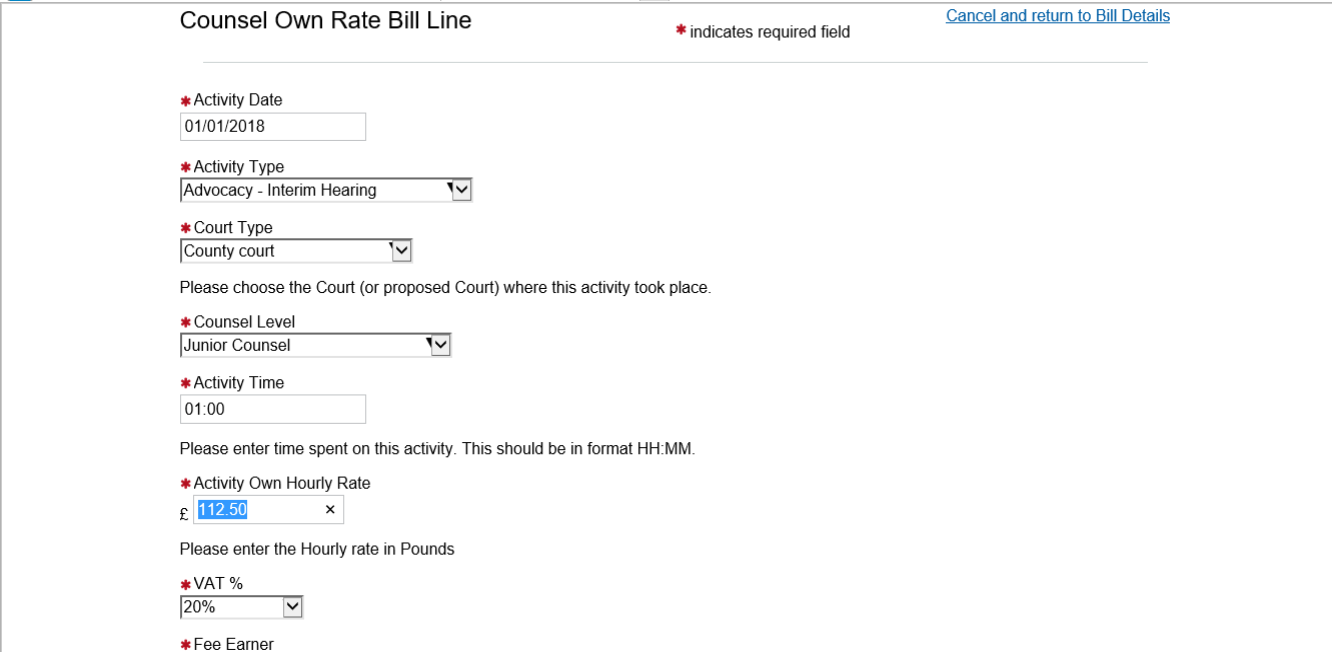 CCMS Counsel Billing – Advanced Guide – Legal Aid Learning