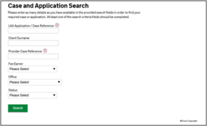 Submit an LAA assessed Bill – Legal Aid Learning