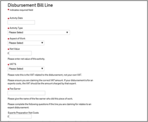 Submit an LAA assessed Bill – Legal Aid Learning