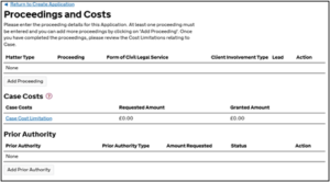 Exceptional Case Funding Application – Legal Aid Learning