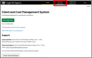 CCMS Provider: Checking case status or submission progress – Legal Aid ...