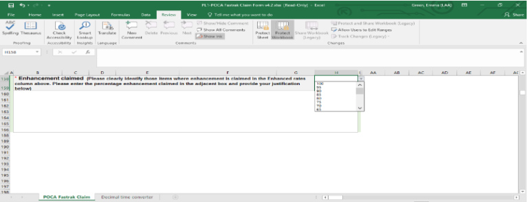 POCA fastrak (PL1) claim form guidance – Legal Aid Learning