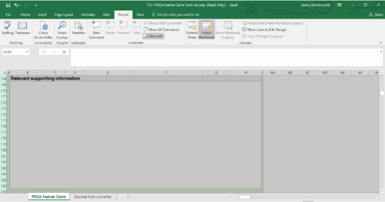 POCA fastrak (PL1) claim form guidance – Legal Aid Learning