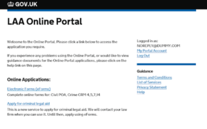 Introduction to the Apply for Criminal legal aid service – Legal Aid ...