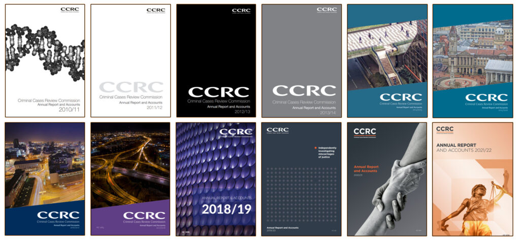 Annual Reports and other publications - Criminal Cases Review Commission